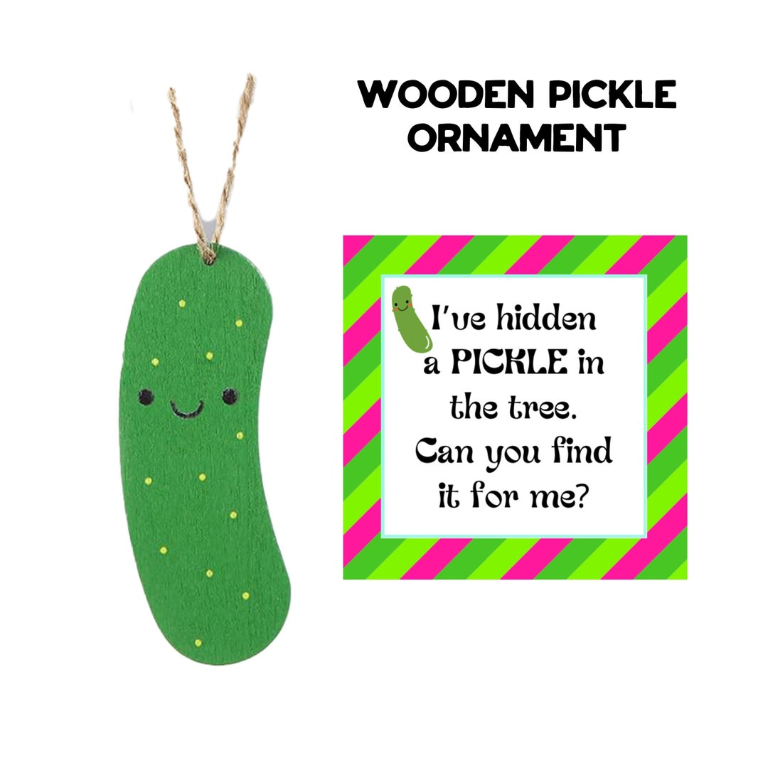 Wooden Pickle Ornament Elf Props Hide the Pickle Elf Props Elf Prop ...