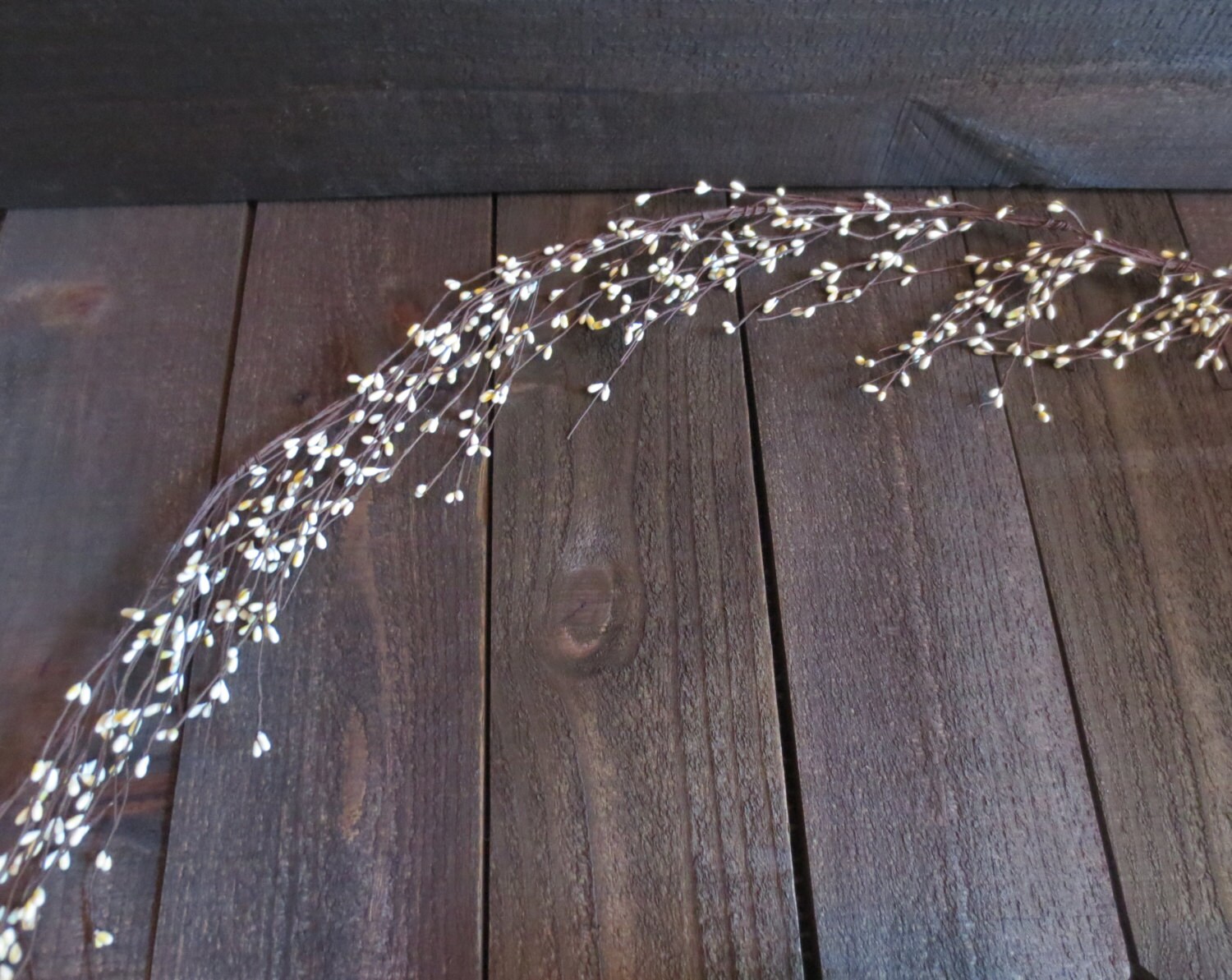 20 Feet Wispy Cream Pip Berry Garland Country Farmhouse Rustic | Etsy