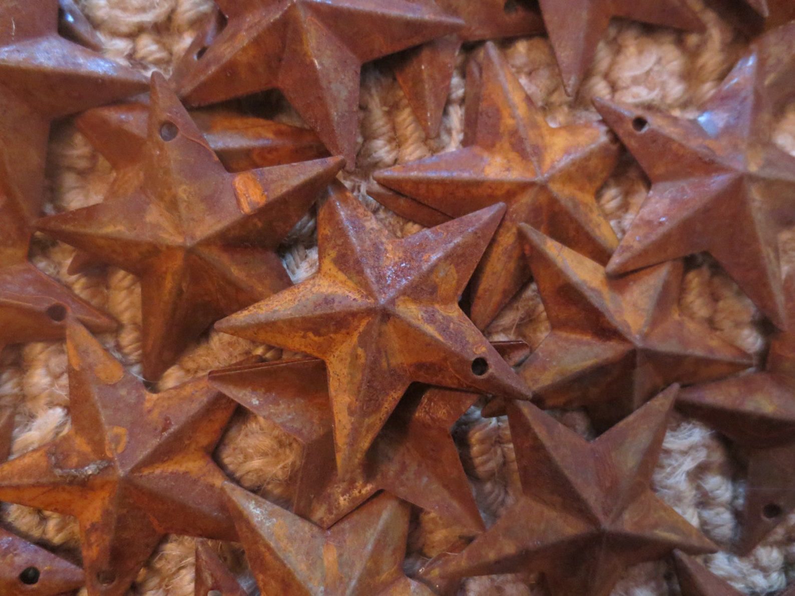 Set of 100 Rusty Barn Stars 1.5 Inch Dimensional Primitive | Etsy