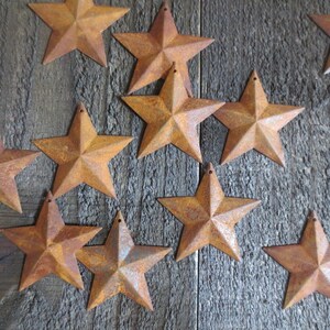Set of 100 Rusty Barn Stars 2.25" Dimensional Primitive Country Rustic ...