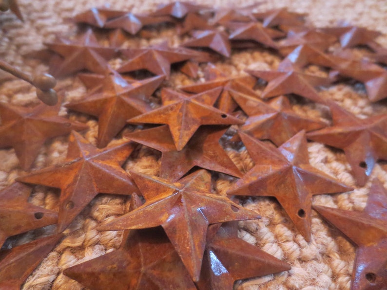 Set of 100 Rusty Barn Stars 1.5 Inch Dimensional Primitive - Etsy