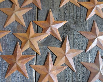 Rustic Metal Stars | Etsy