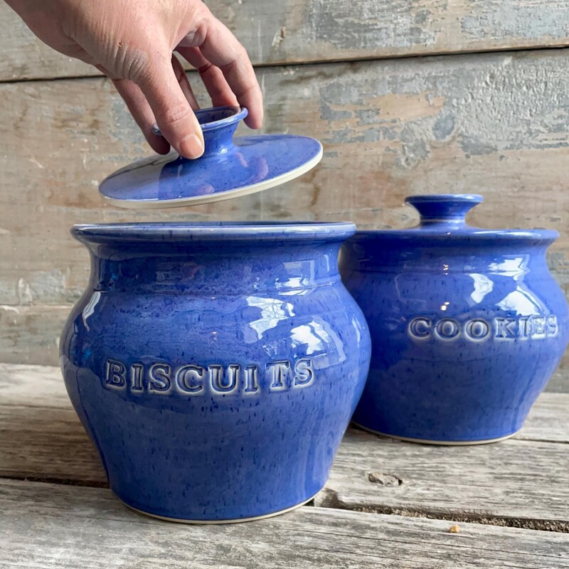 Pottery Cookie Jars - Etsy