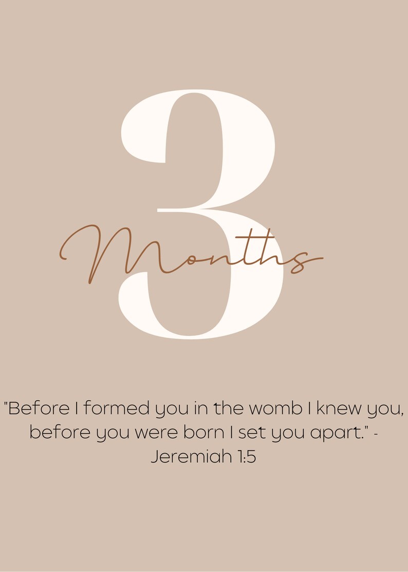 Biblical Blessings: Monthly Milestone Cards With Scripture Verses for ...