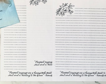 Printable Jehovah's Witness Letter Writing Paper Lined, Jw Printable ...
