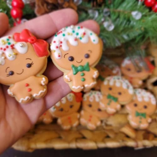 Mini Gingerbread Cookies Gingerbread Man Christmas Cookies - Etsy