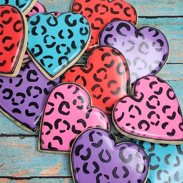 Animal Print Cookies - Etsy