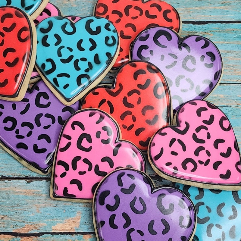 Animal Print Cookies - Etsy