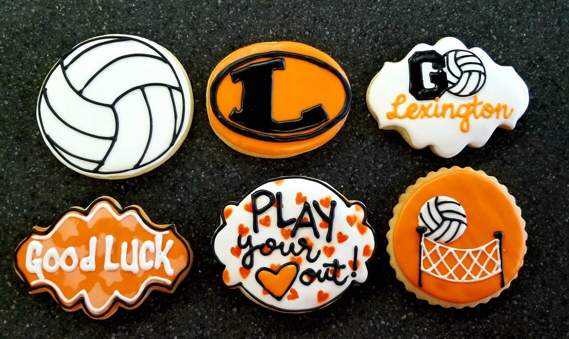 Sports Team Sugar Cookies, Custom Made and Decorated by Hand, DELICIOUS ...