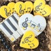 Music and Recital Sugar Cookies, Piano, Concert, Custom Decorated by ...