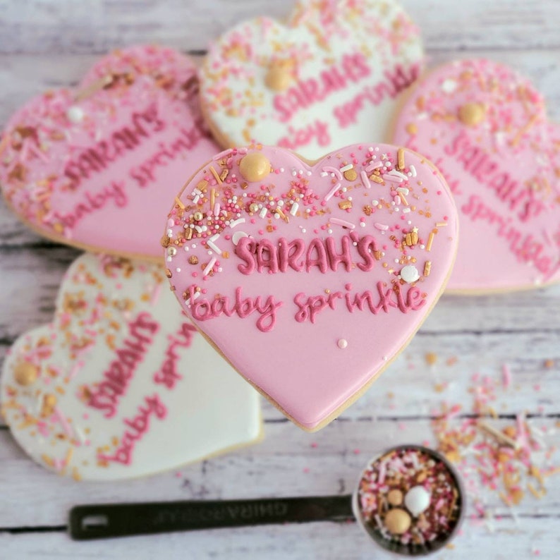 Baby Sprinkle, Baby Shower, Sugar Cookies, Custom Made and Decorated by ...