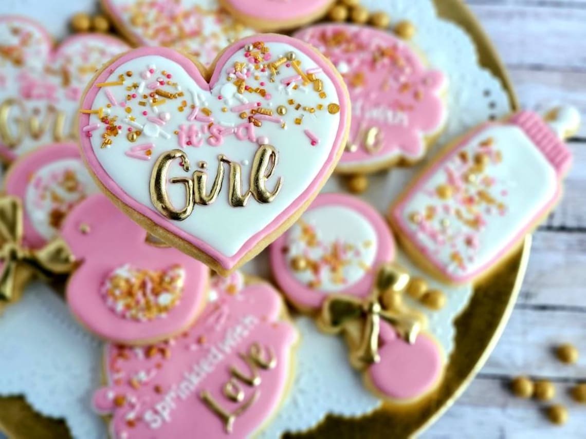 Baby Sprinkle Baby Shower Sugar Cookies Custom Made and | Etsy