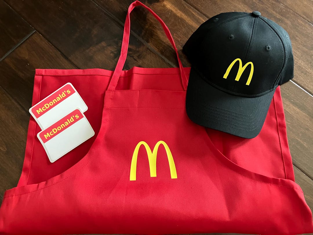 YOUTH | Mcdonald's Hat And/or Apron | Buy Hat & Apron Together Get 2 ...
