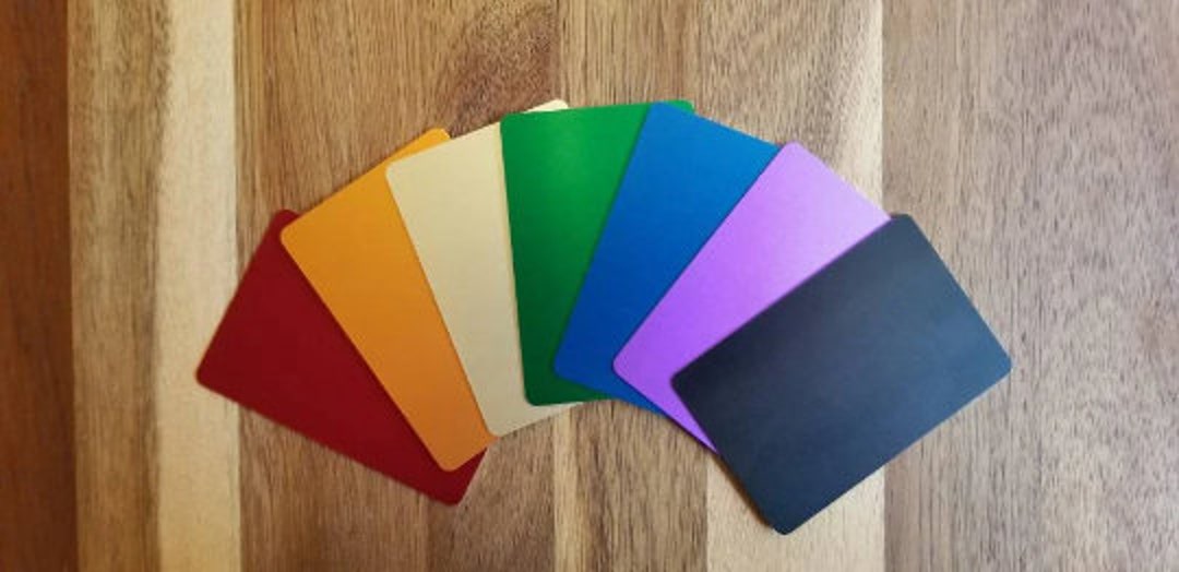 Free Shipping - Blank Metal Cards 2" X 3" - Thick .81 Mm - Etsy