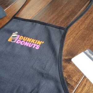 Adult Teen Dress up Set Dunkin' Donuts Apron, Hat, and 2 Name Tags ...