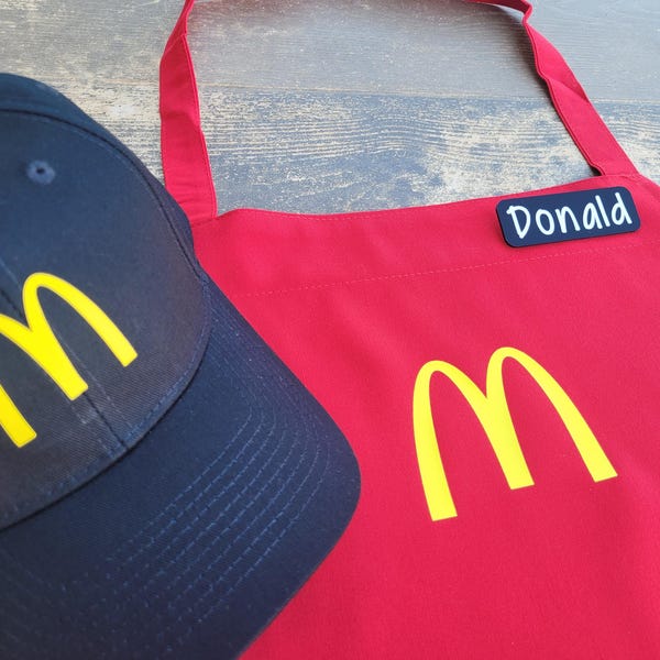 Mcdonald Worker Costume - Etsy