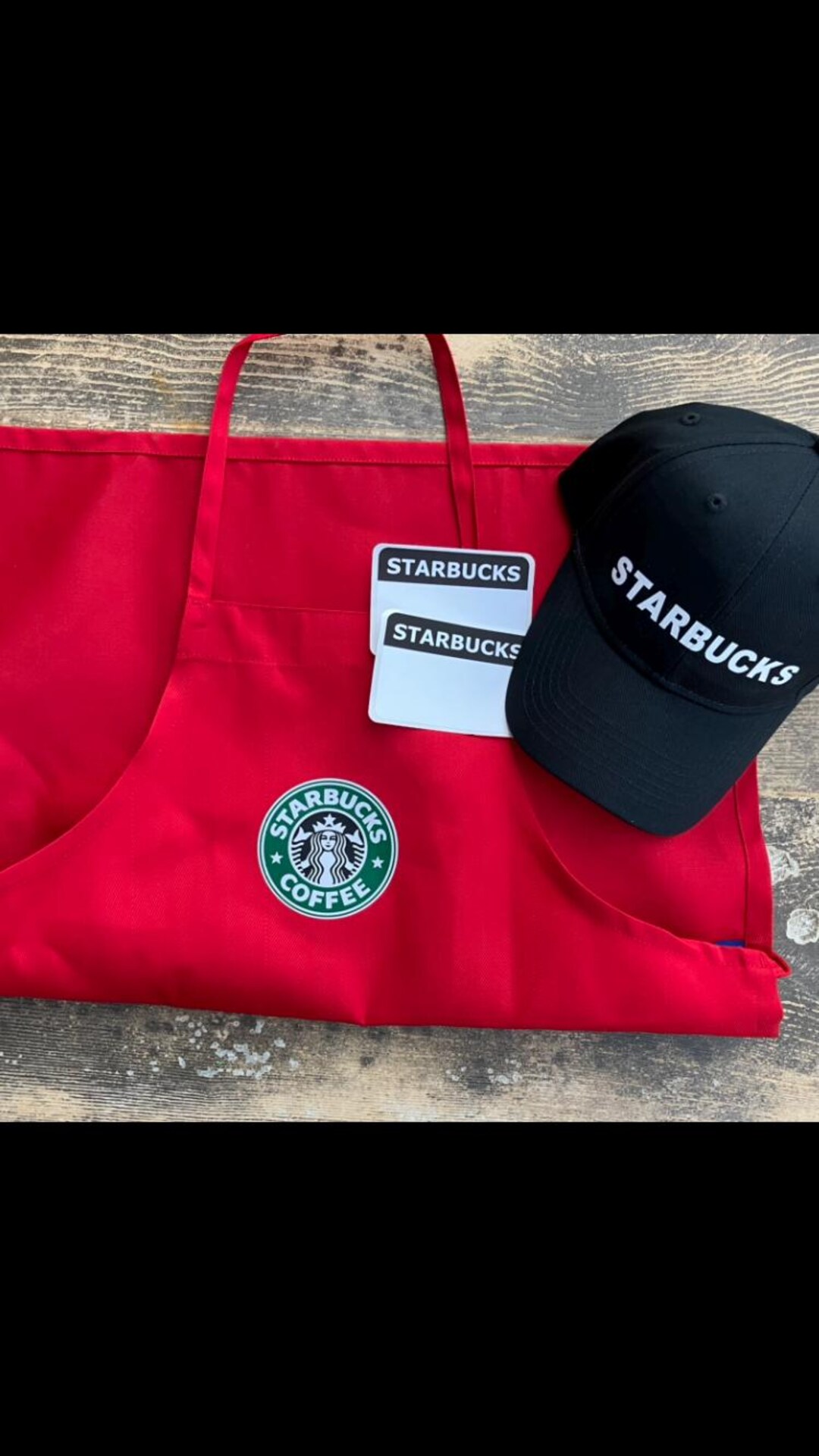 Kids Ages 12-18 Months, 2-4, 5-9 Starbucks Christmas Red Apron And/or 2 ...