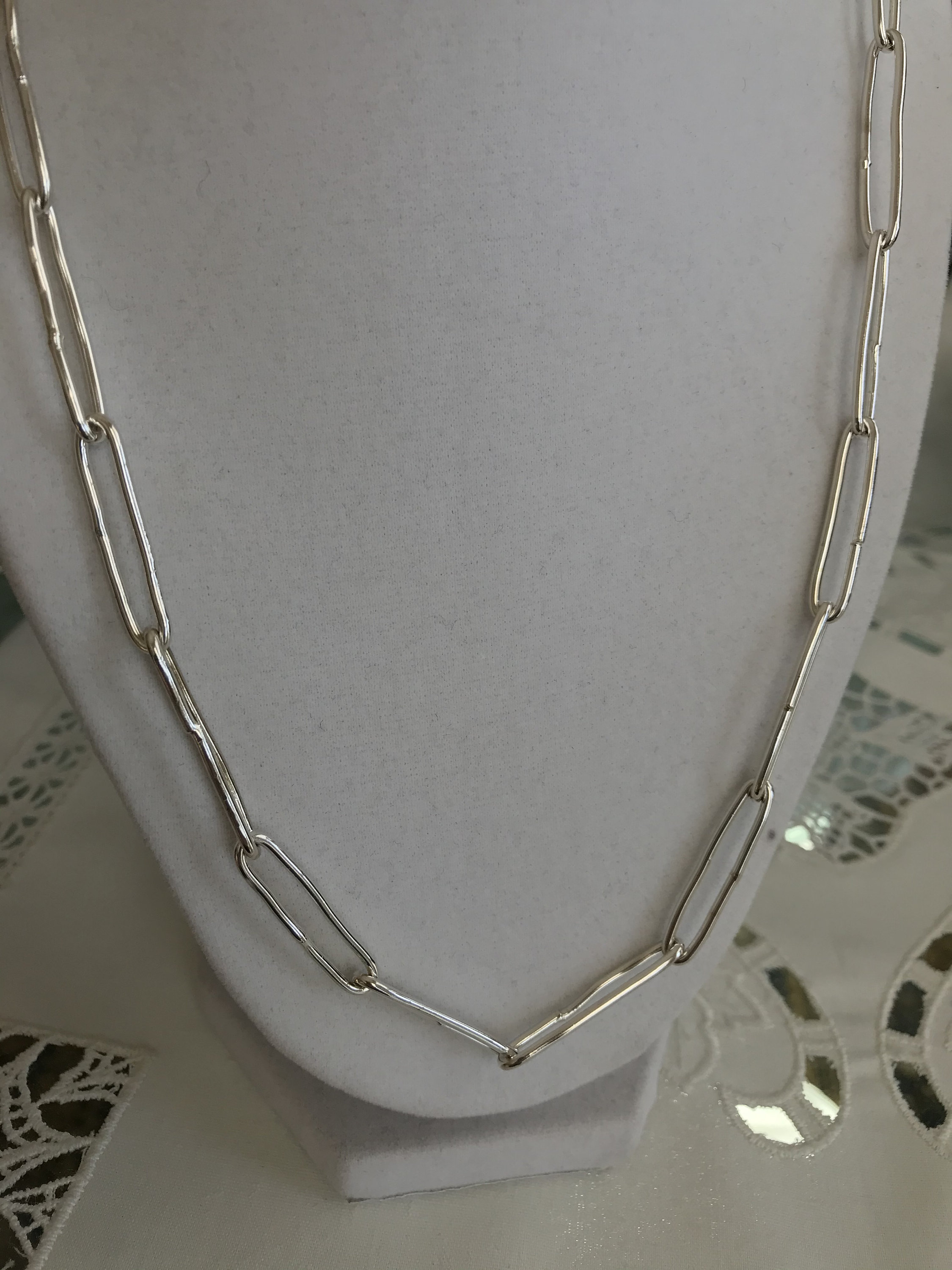 Large Funky Link Chain Sterling Silver (FLS2)