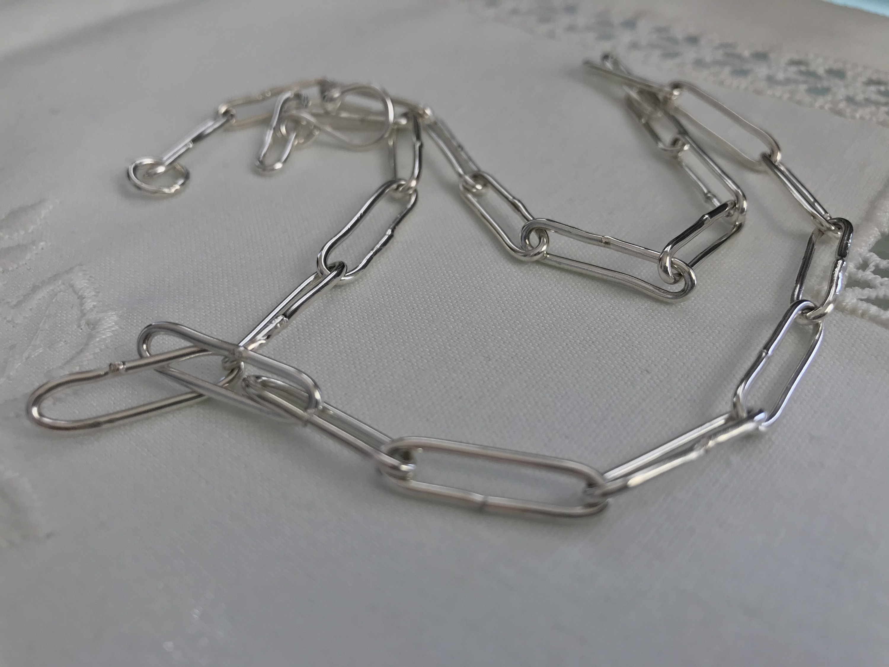 Medium Funky Link Sterling Silver Chain (FLS1)