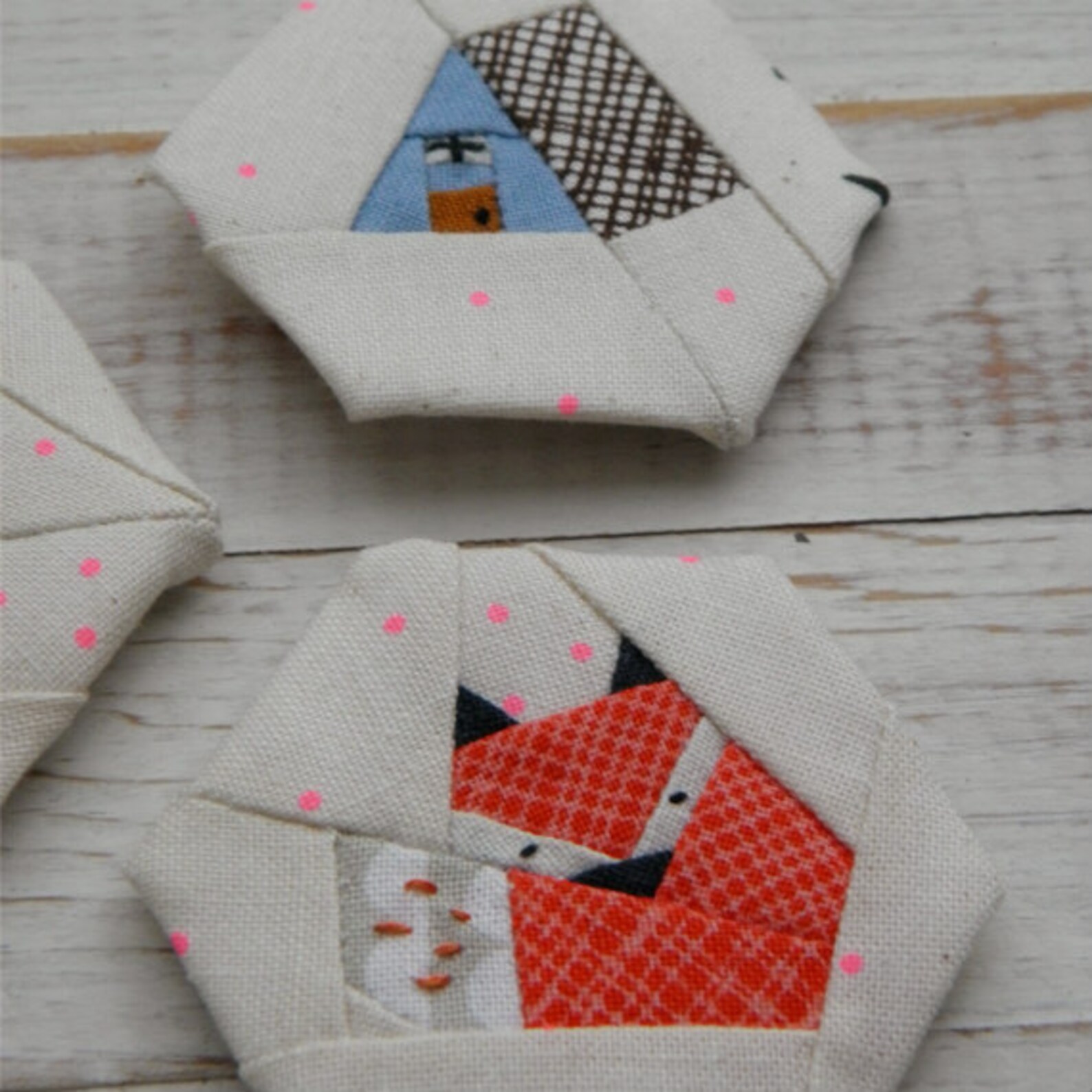 Winter Wonderland a Paper Piecing Hexagon Pattern - Etsy
