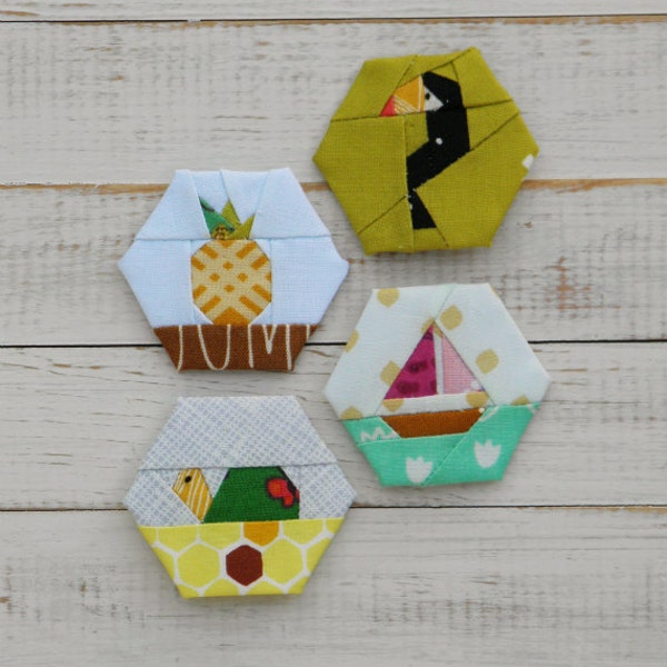 Pineapple Paper Piecing Pattern - Etsy
