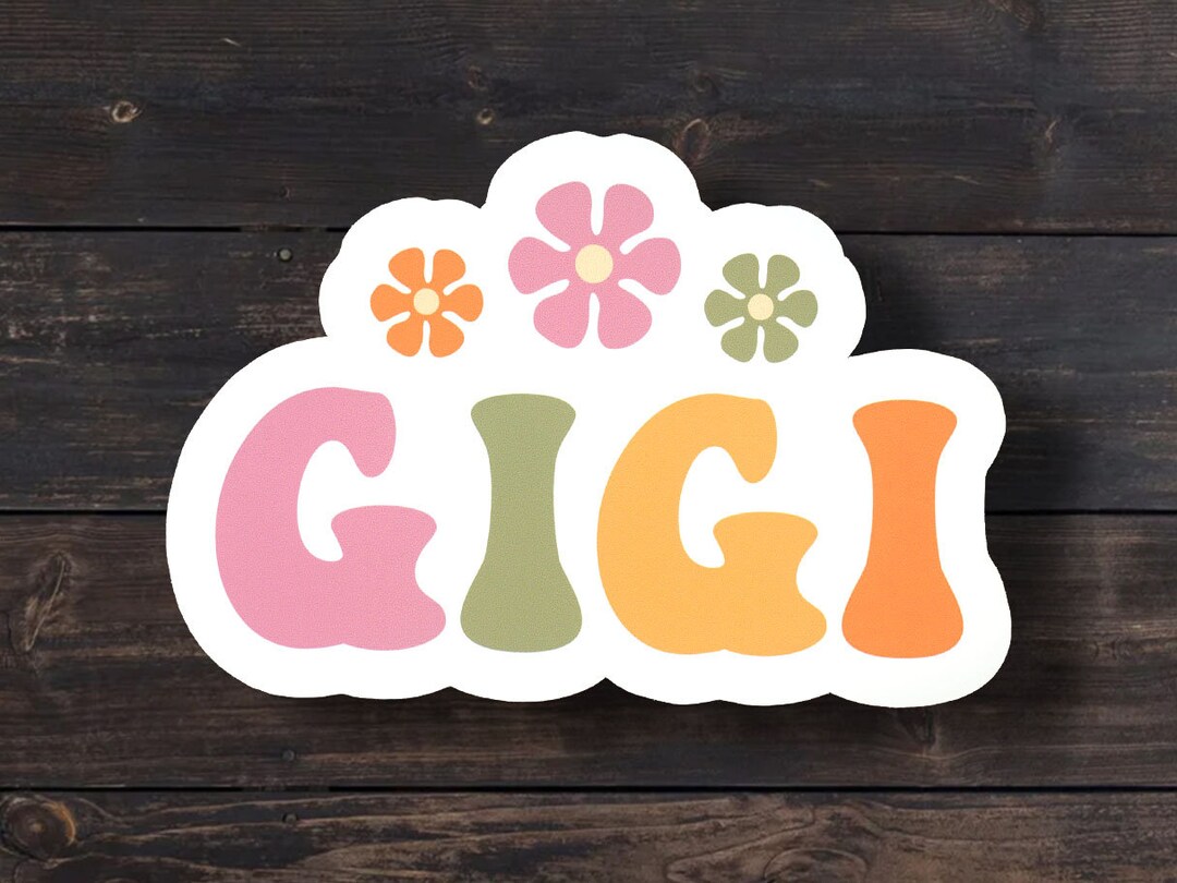 Gigi Sticker, Groovy Grandma Sticker, Gift for Grandma, Gigi Sticker ...