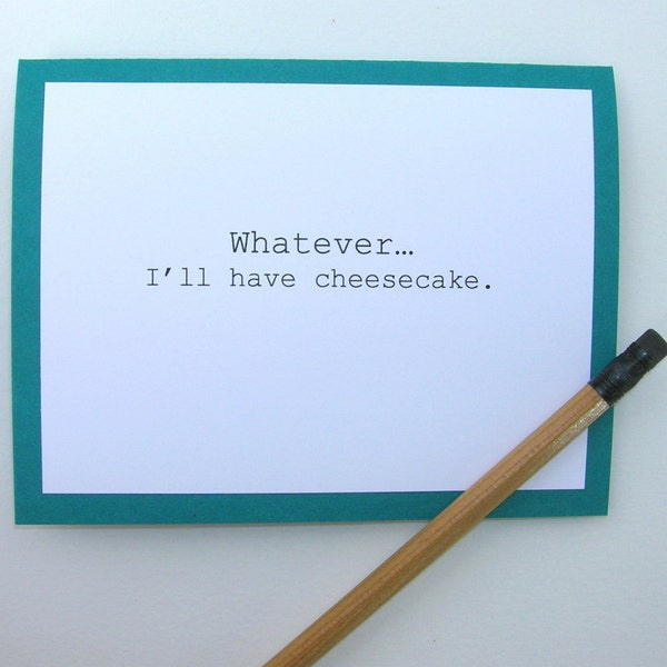 Cheesecake Greeting Card - Etsy