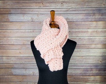 Blush Pink Scarf - Etsy