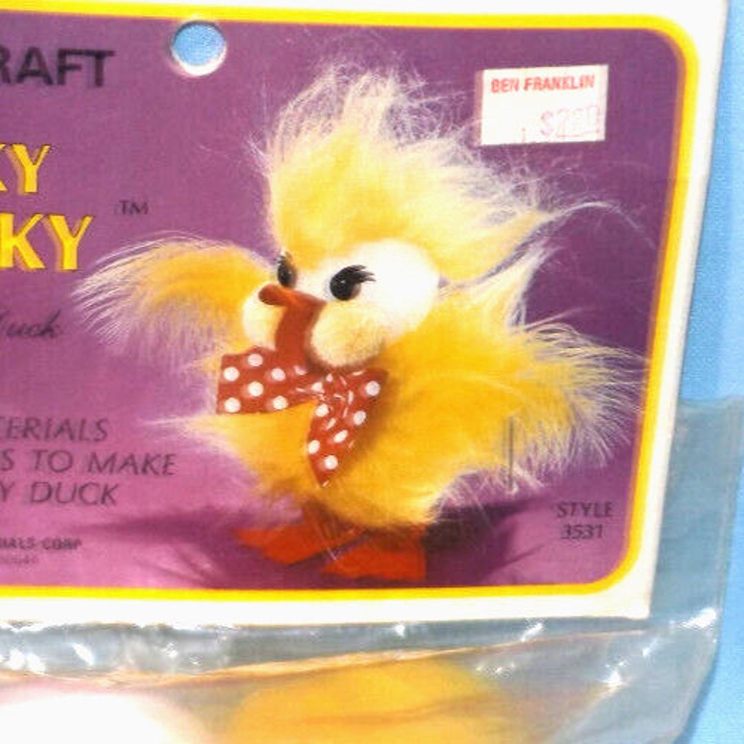Vintage Fibre Craft WACKY QUACKY Easter DUCK 7" Kit - Etsy