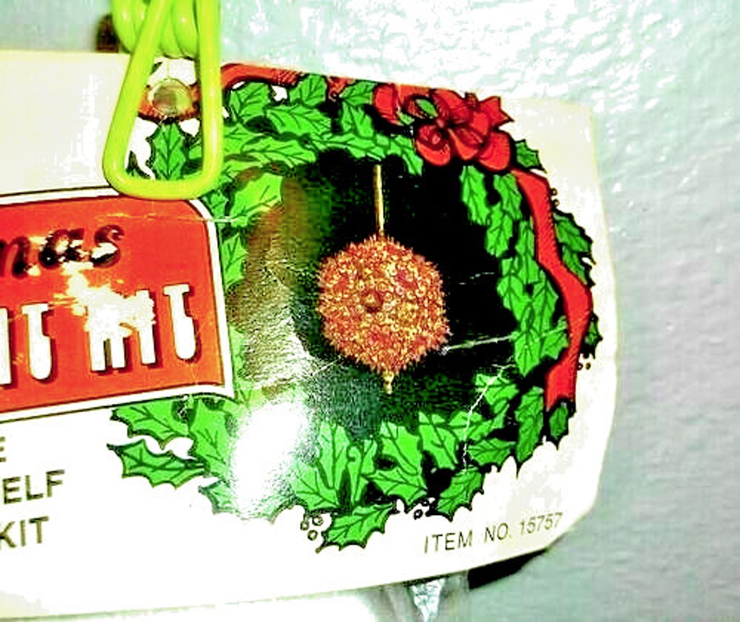 Vintage Distasio PINK DIAMOND DELIGHT Bead Sequin Christmas Ornament ...