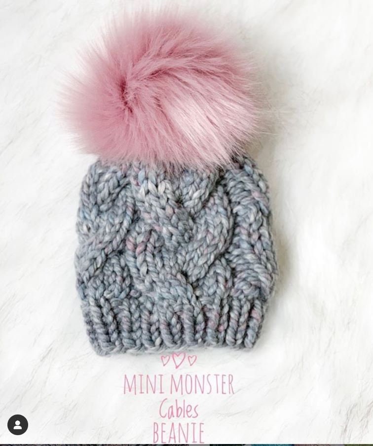 Mini Monster Beanie - Etsy