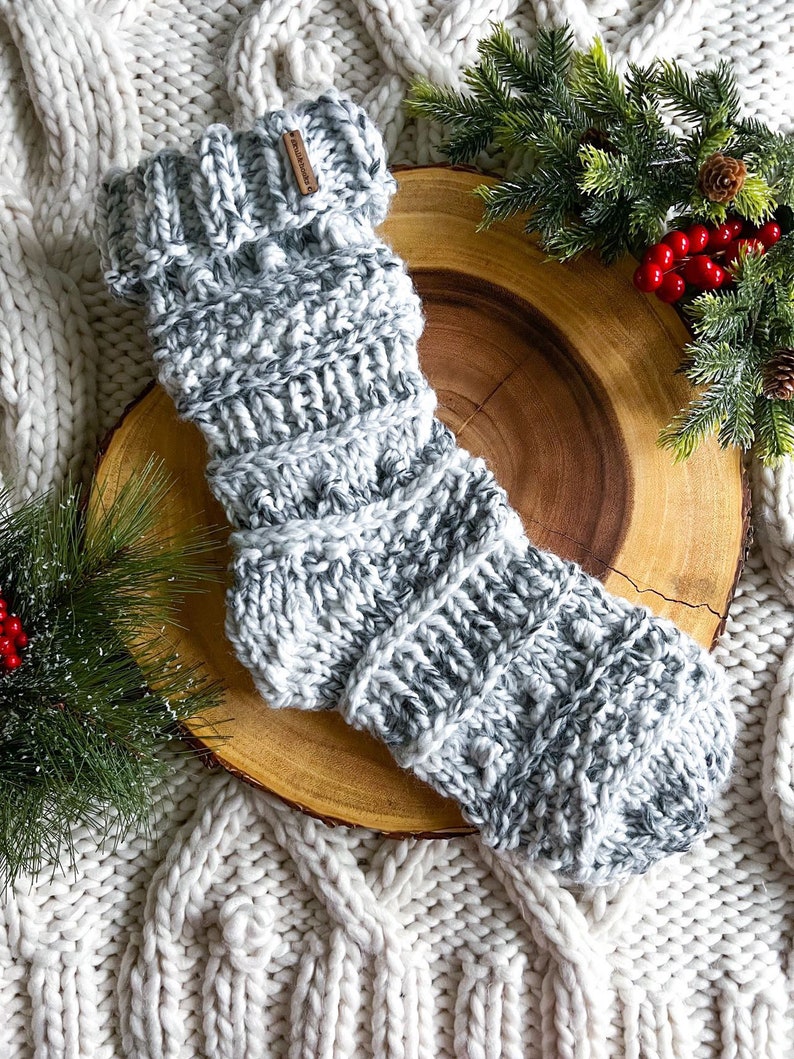 Nordic Stocking Knitting Pattern / Super Bulky Knit Design - Etsy