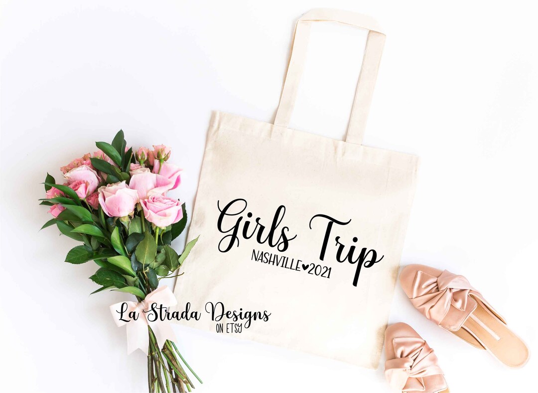 Destination Girls Trip Tote Bags, Girls Trip Tote, Bachelorette Weekend ...