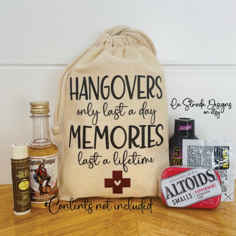 Hangover Kit Bag - Etsy