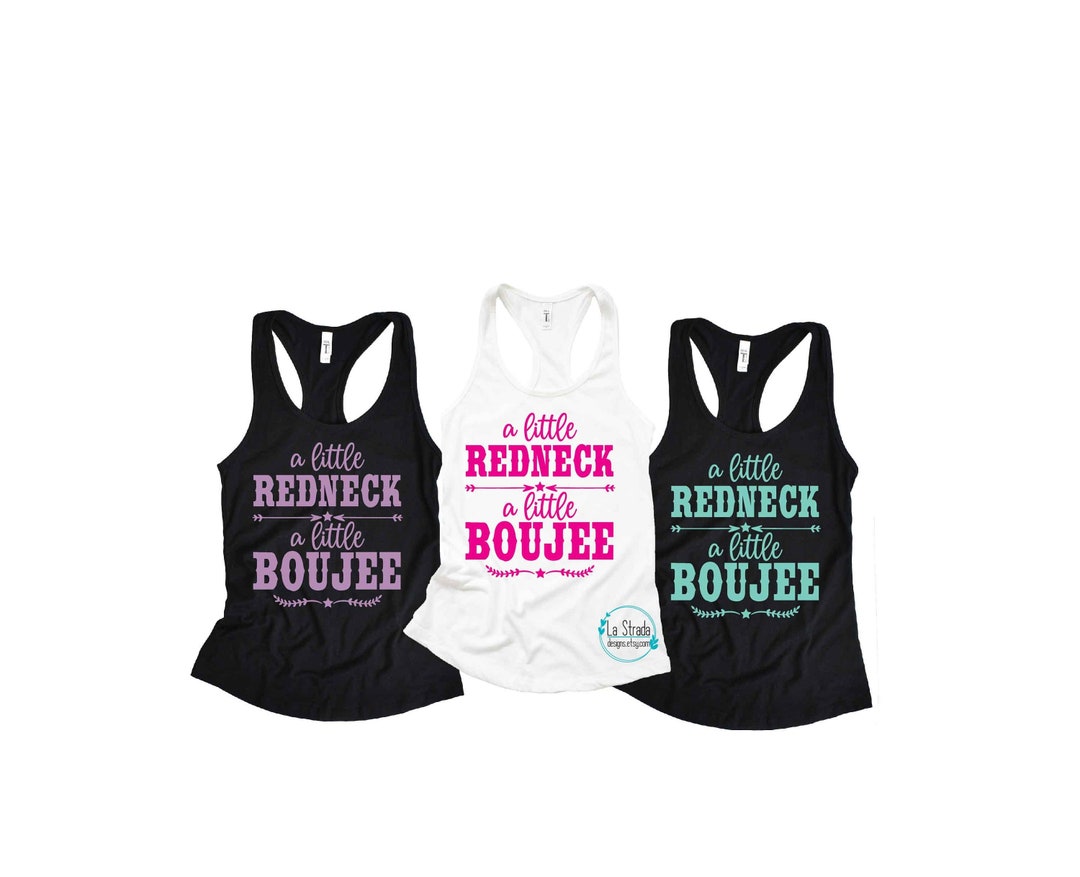 Redneck and Boujee Redneck Tank Top Boujee Tank Country - Etsy