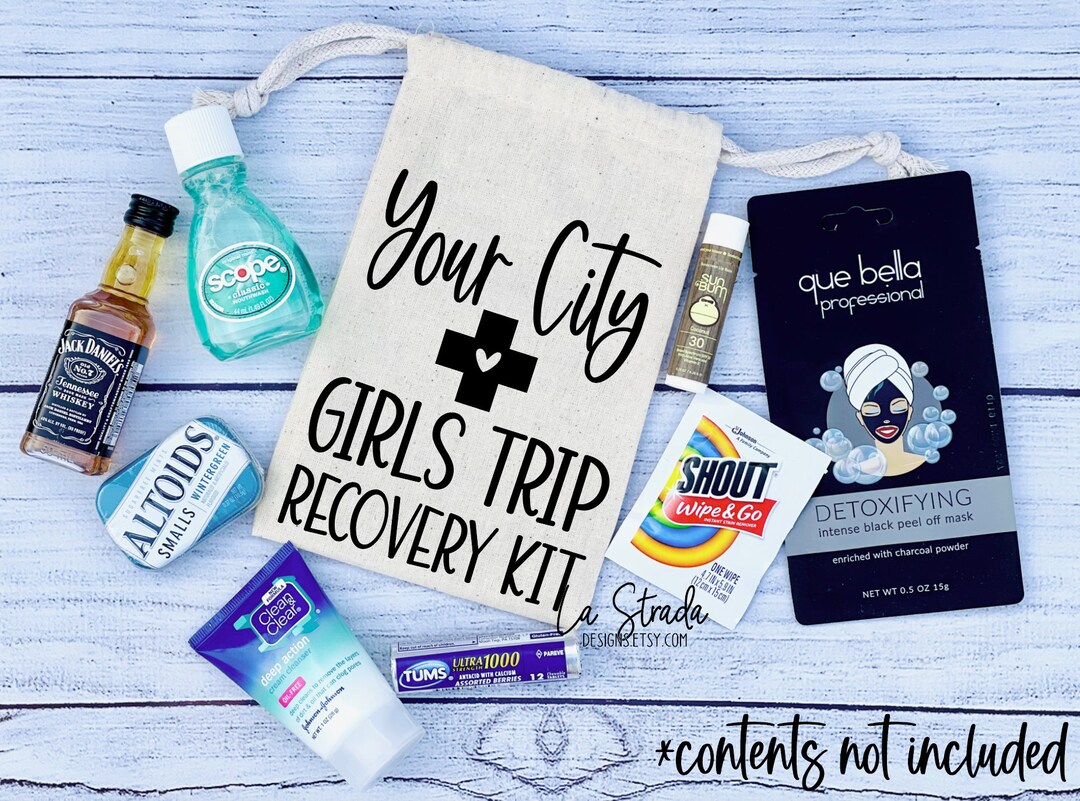 Personalized Hangover Kit, Hangover Kit, Bachelor Party, Bachelorette ...
