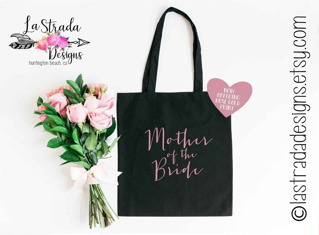 Mother of the Bride Tote Bag, Bridal Tote, Bride Bag, Bridesmaid Tote ...