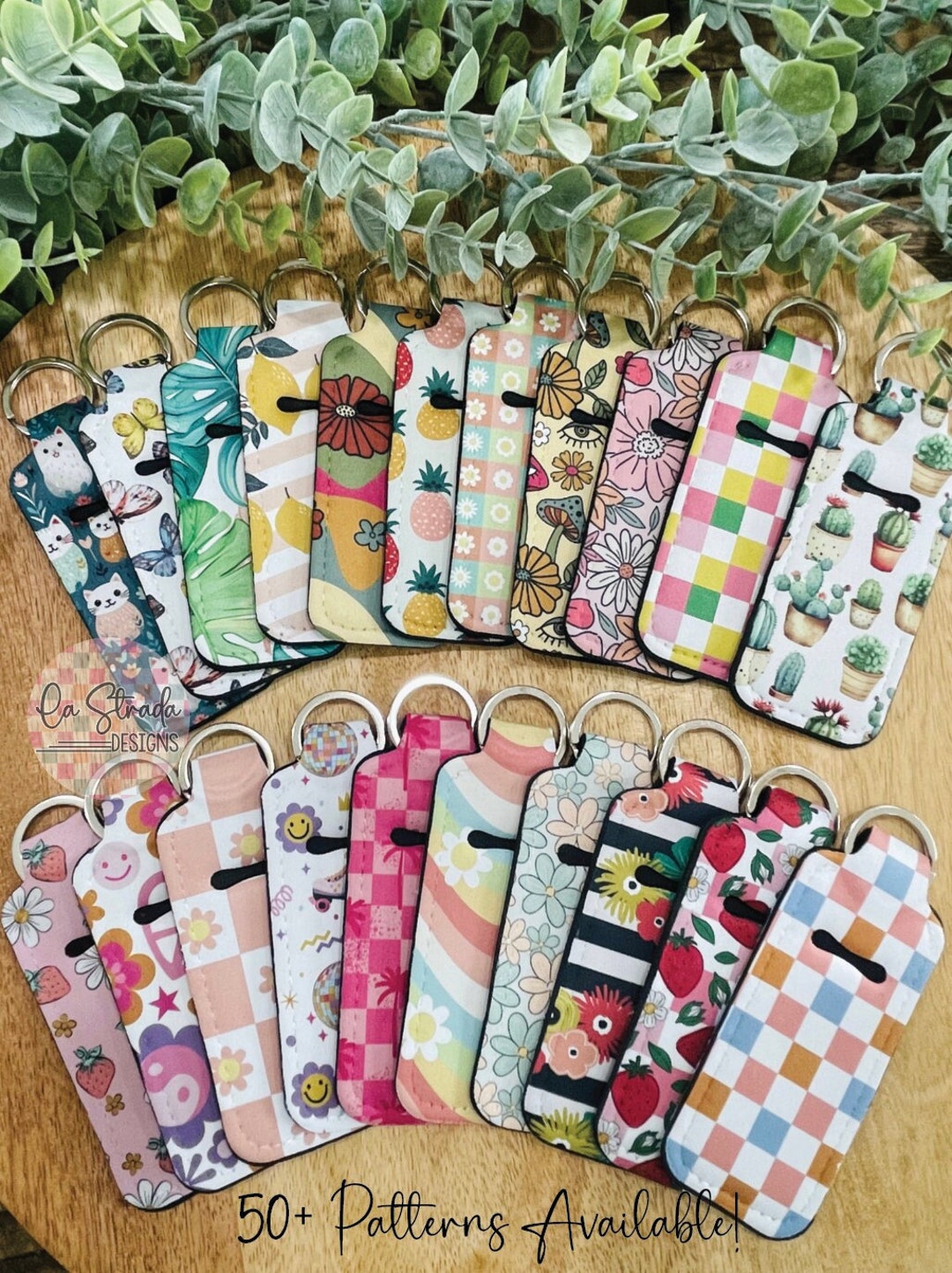 Lip Balm Keychain, Lip Balm Holder, Lip Balm Keychain Purse, Lipstick ...