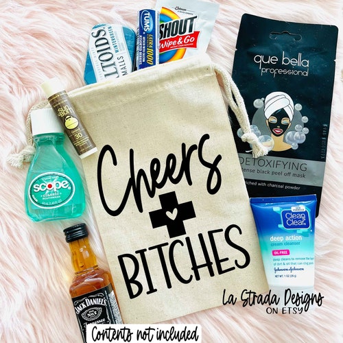 Let's Go Girls Hangover Kit Bag - Etsy