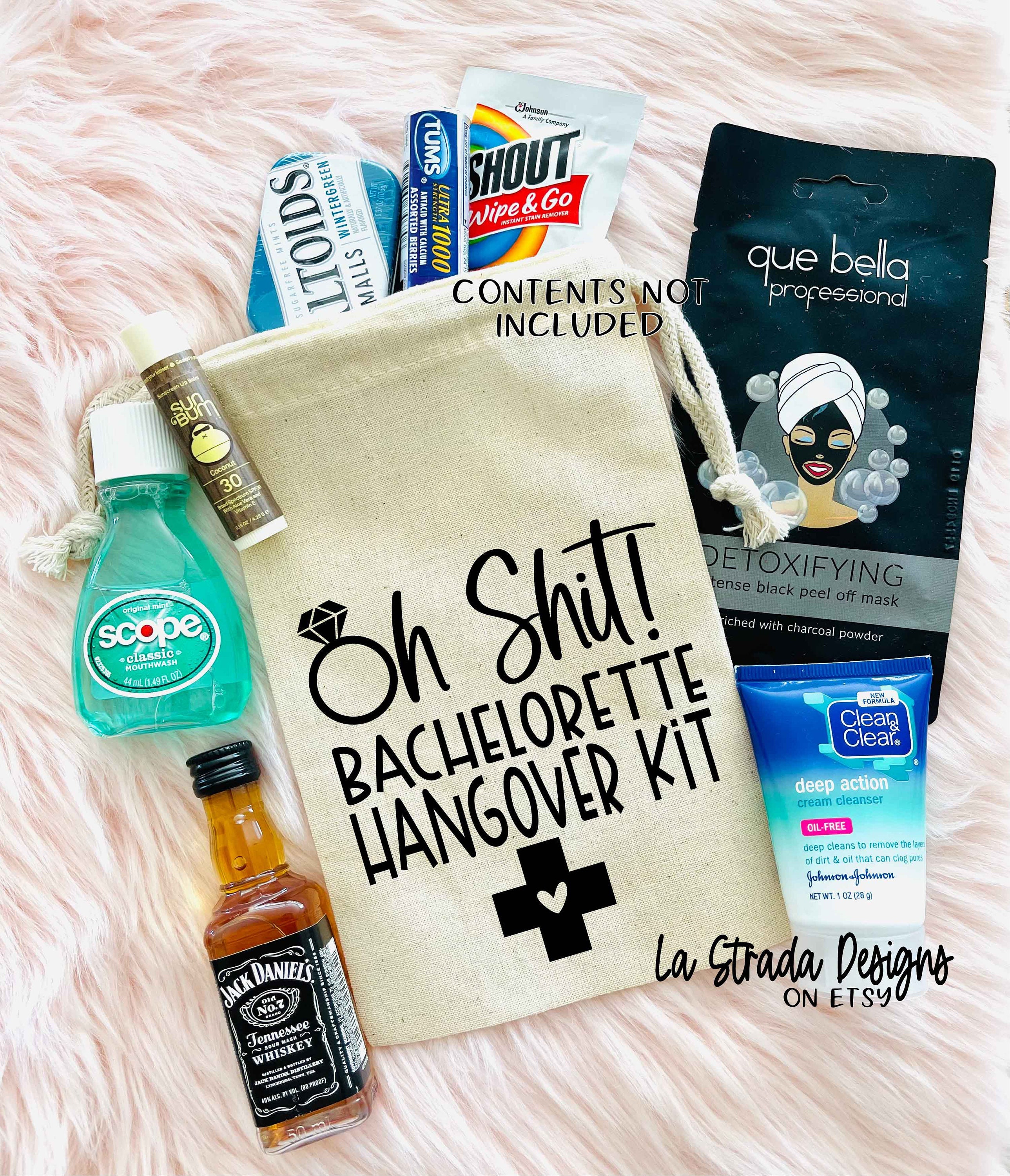 Oh Sht Kit Hangover Kit Bachelor Party Bachelorette Party | Etsy