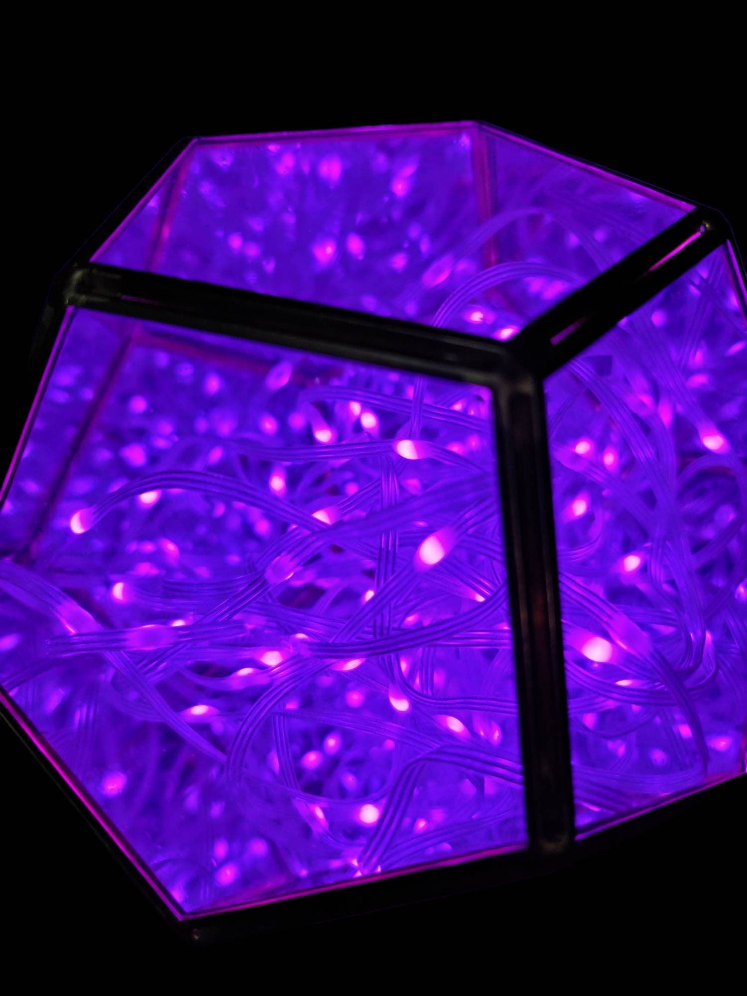 Infinity Light Mirror Led Table Light Lamp Glass and Metal, the Glass ...