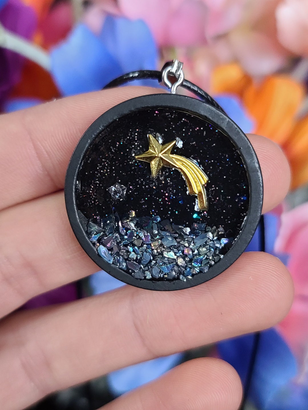 Shooting Star Necklace Pendant Jewelry for Women, Girls Handmade ...