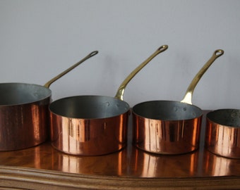 Vintage copper pots | Etsy