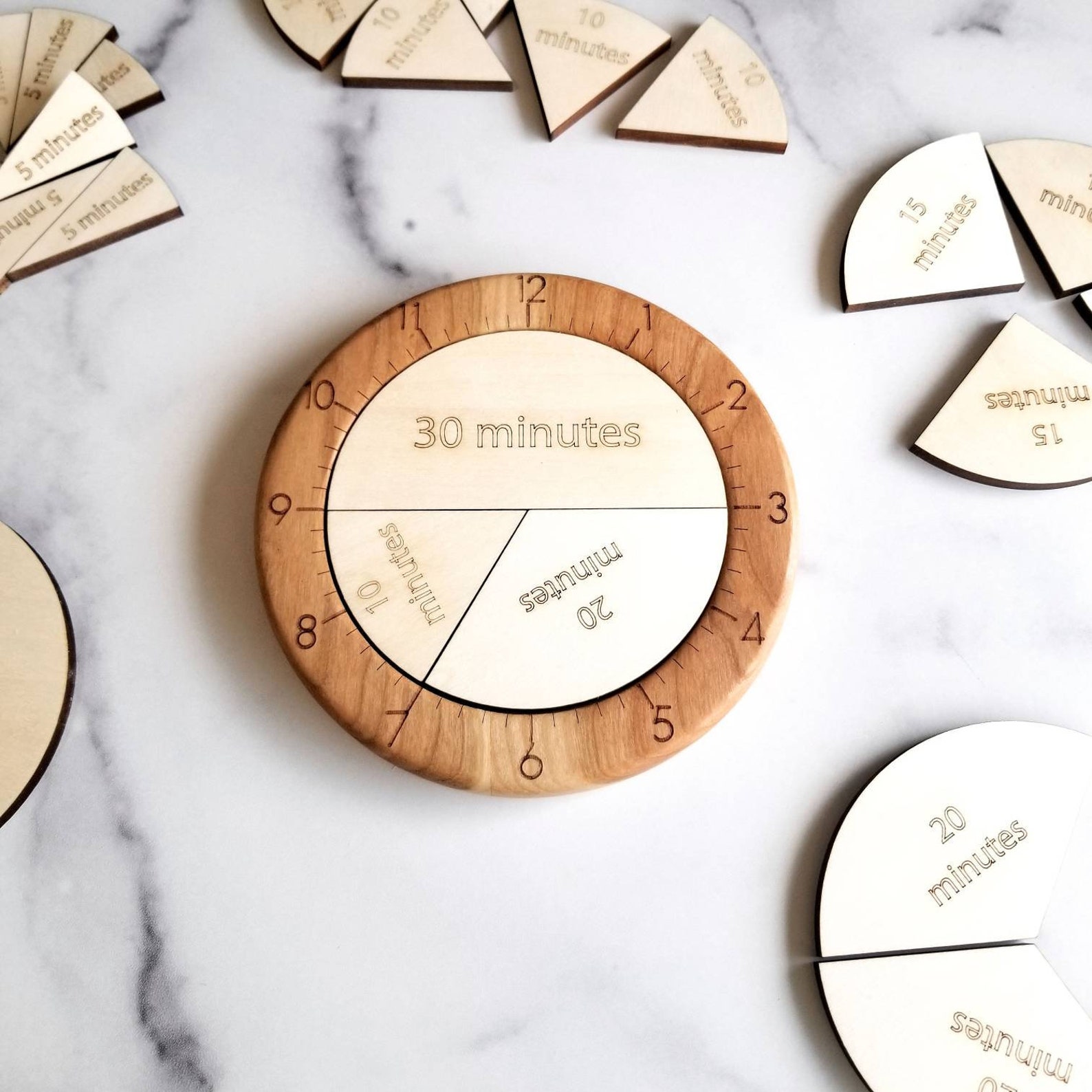 Time Fraction Learning Kit Fraction of Time Montessori - Etsy Australia