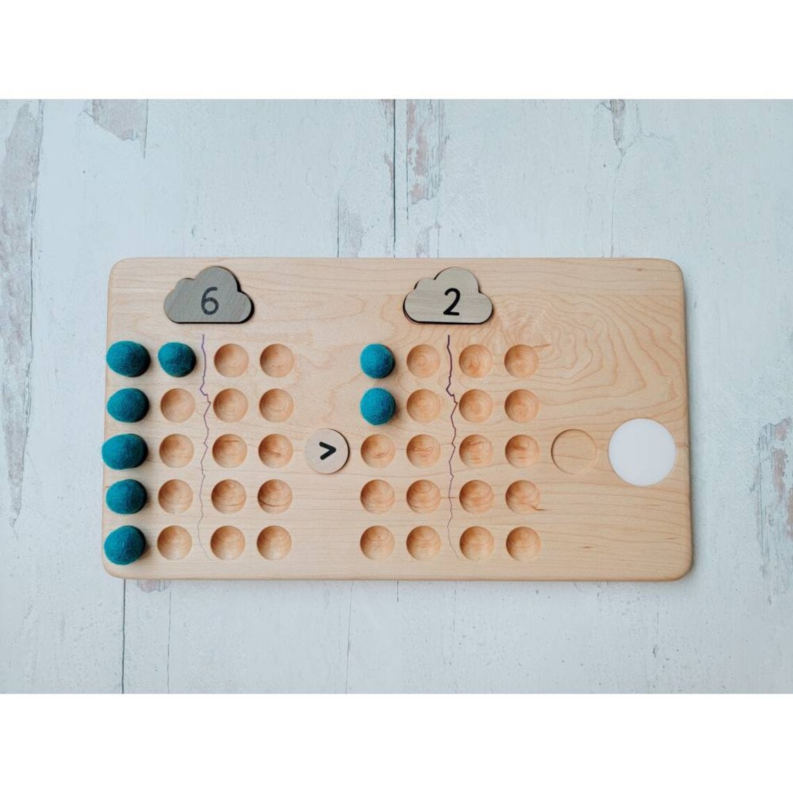 Math Manipulatives 1 to 20 Twenty Board Wooden Number - Etsy