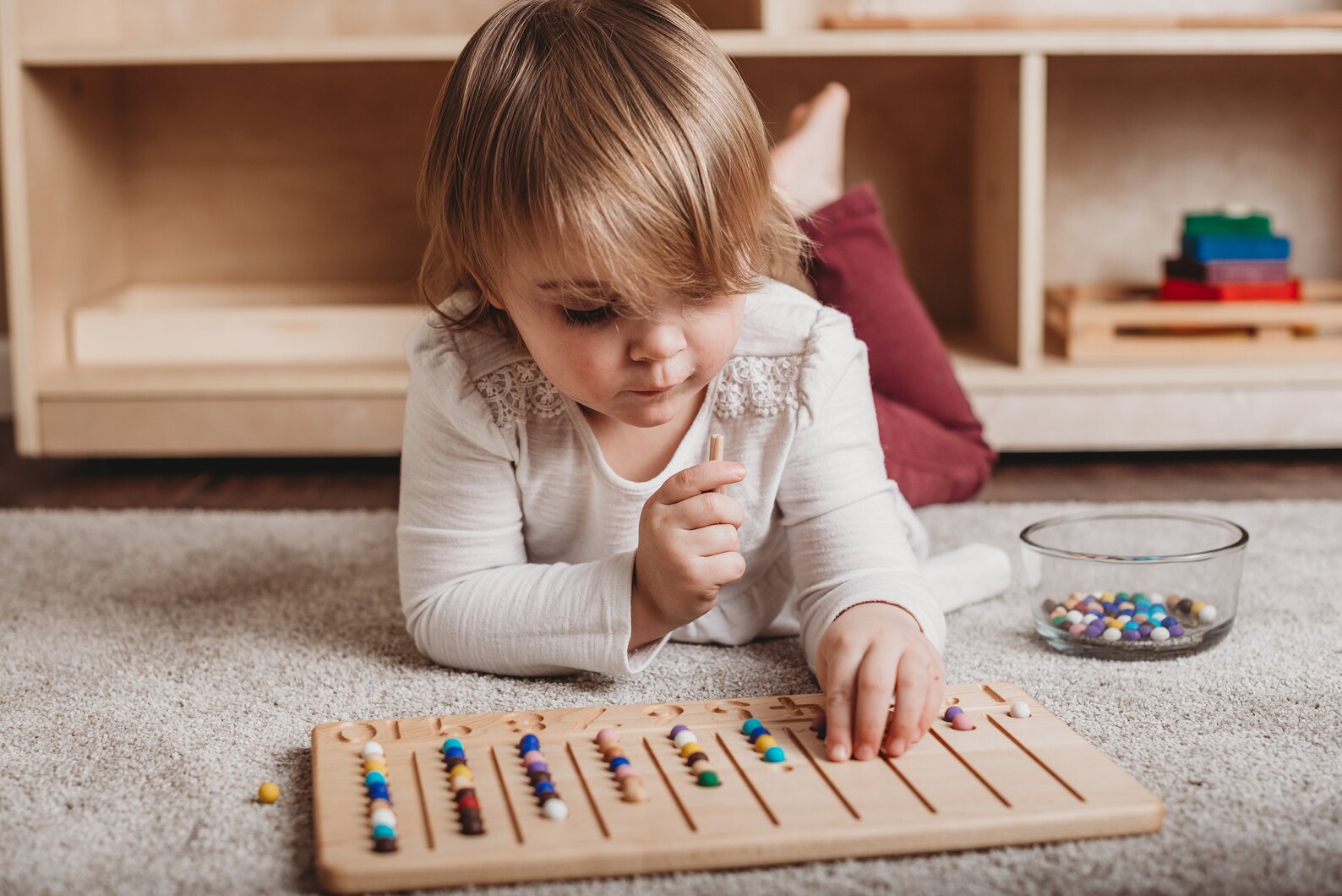 Number Counting Board Number Tracing Board Montessori | Etsy