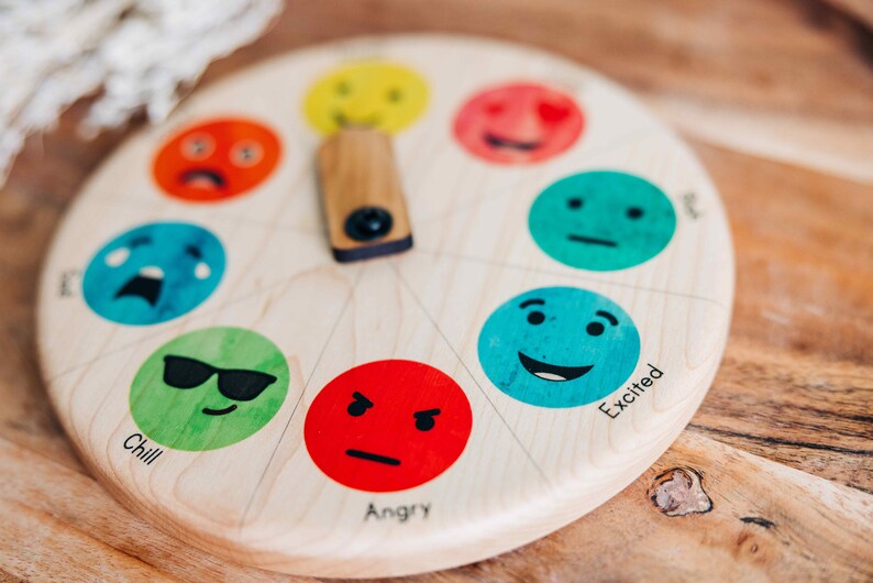 Emotion Wheel Peace Table - Etsy