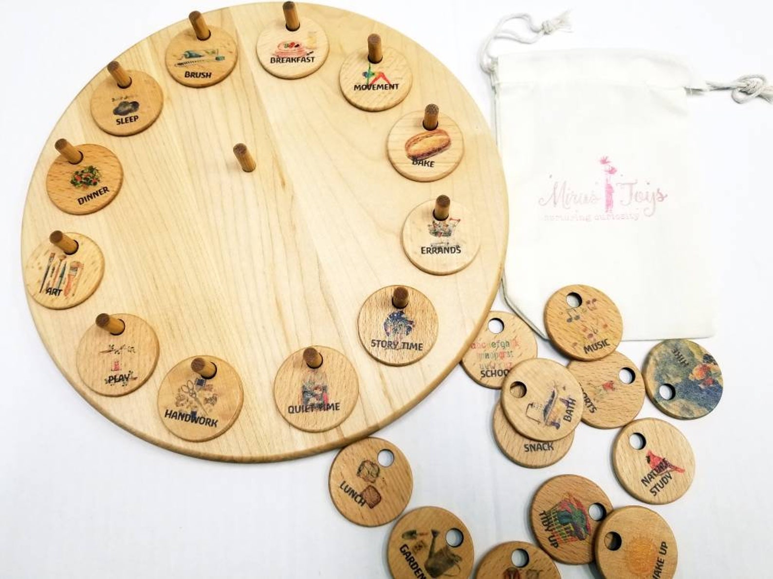 Chore chart for kids wooden chore chart Child's chore | Etsy