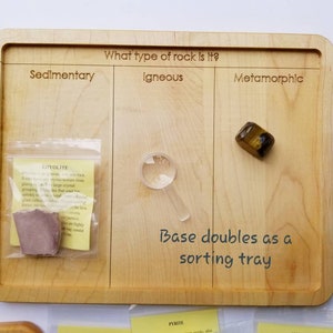 Rock Cycle Puzzle Rocks and Minerals Montessori Puzzle Earth Science ...