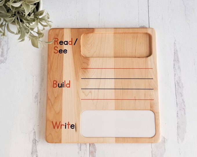 Dry Erase Read Build Write Board - Spelling Board - Writing Board - CVC ...